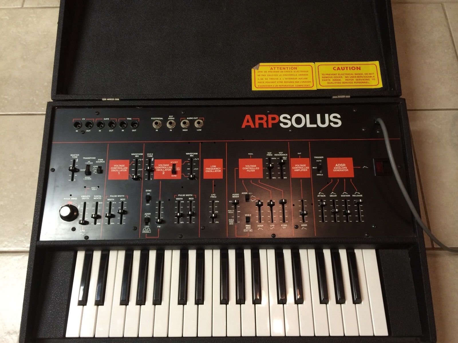 MATRIXSYNTH: ARP SOLUS Vintage Analog Synthesizer