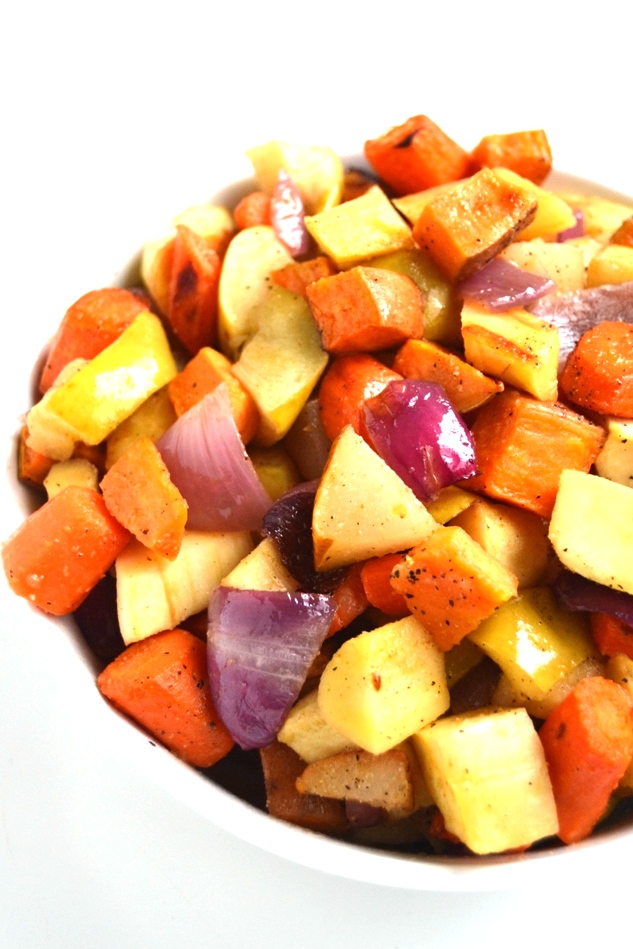 Roasted Root Vegetables with Spicy Balsamic Drizzle | The Nutritionist ...