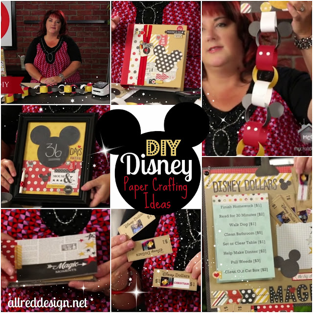 Allred Design Blog: IBP Disney Paper Crafting DIY Ideas