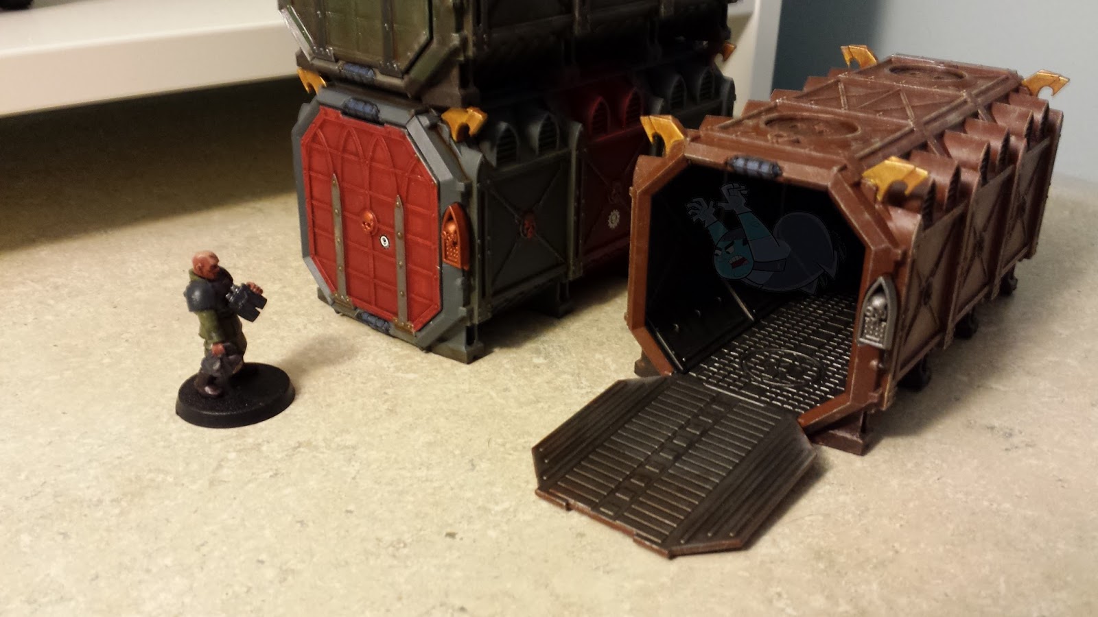 [Blog link] A summary of my experiments in armored container painting ...