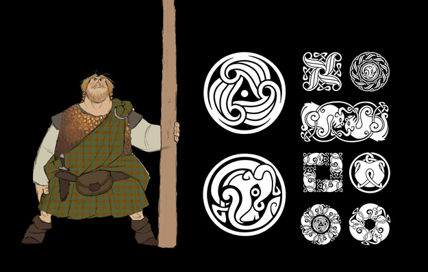 Brave - Concept Art of The Three Lords | Pixar Post