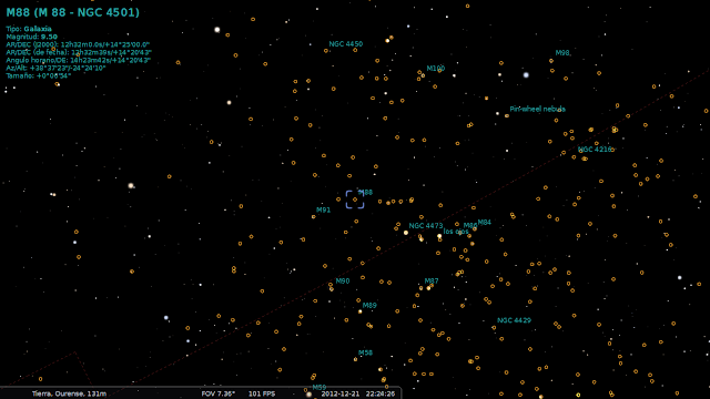 EL MIRON DEL CIELO: CATALOGO MESSIER, M88