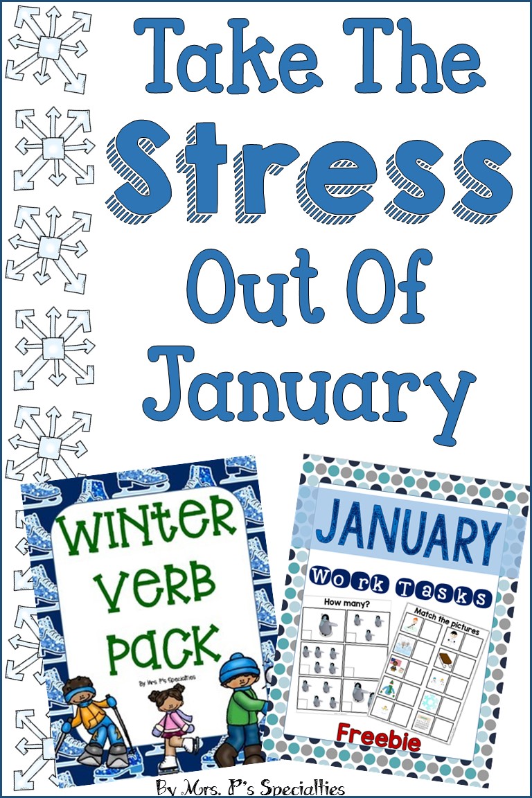 Get Ready For January and a FREEBIE! · Mrs. P's Specialties