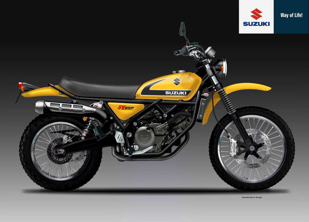 Racing Cafè: Design Corner - Suzuki SV 650 Trail Yellow Weapon Series ...