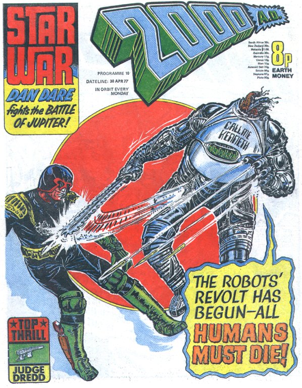 Dredd Alert: Judge Dredd: 'Robot Wars', Part 1