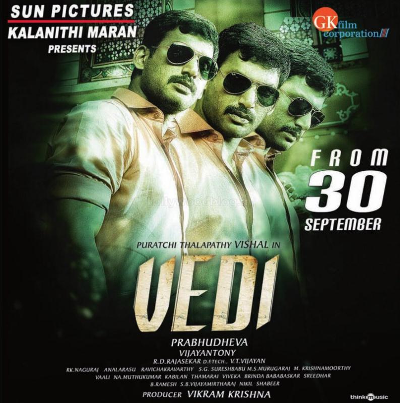 Vedi Movie Releasing on Sep 30 Special Wallpapers |Tamil Cinema News ...