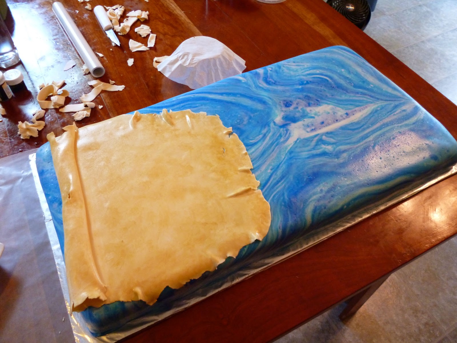 Noelle likes Good Food: Treasure Map Cake