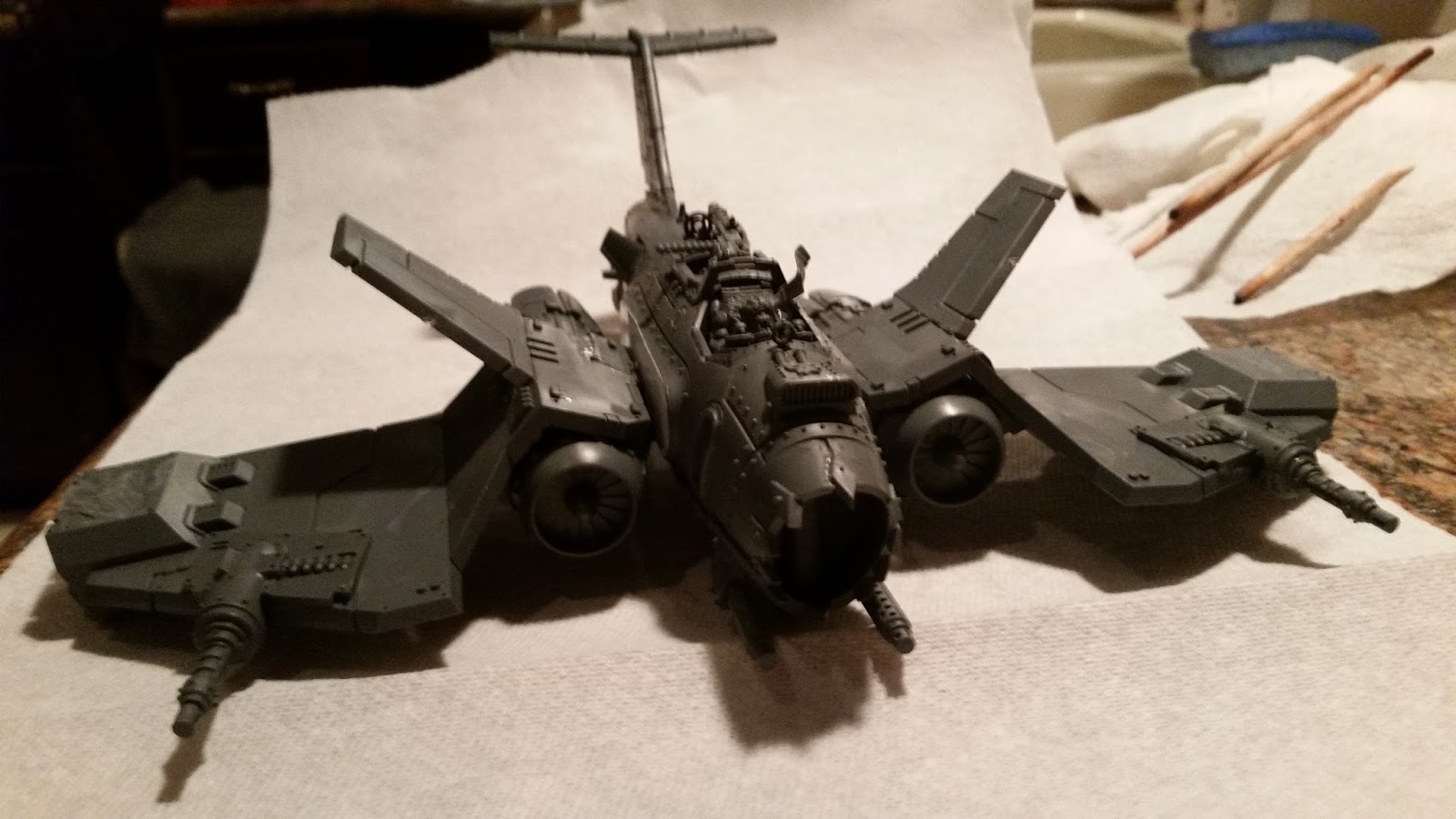 Ork Fighter and Biplane Construction & Priming (40k)