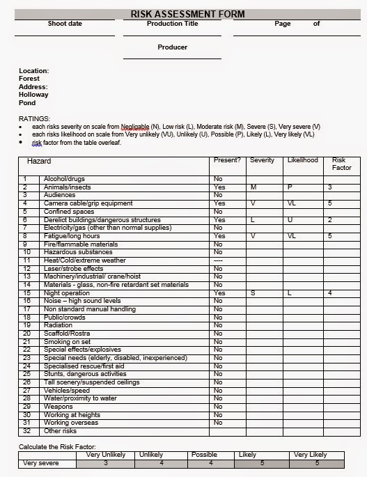 Thomas Nguyen's A2 Media Blog: TASK 5: Pre-Production: Risk Assessment ...