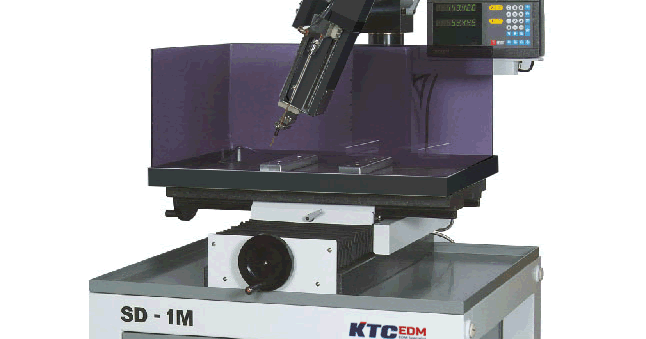 E.D.M. Superdrill (KTCEDM): SD-1M ( Manual EDM-drilling machine with excellent usability )