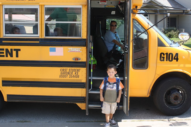 The Davis Family: First Day of School 2012