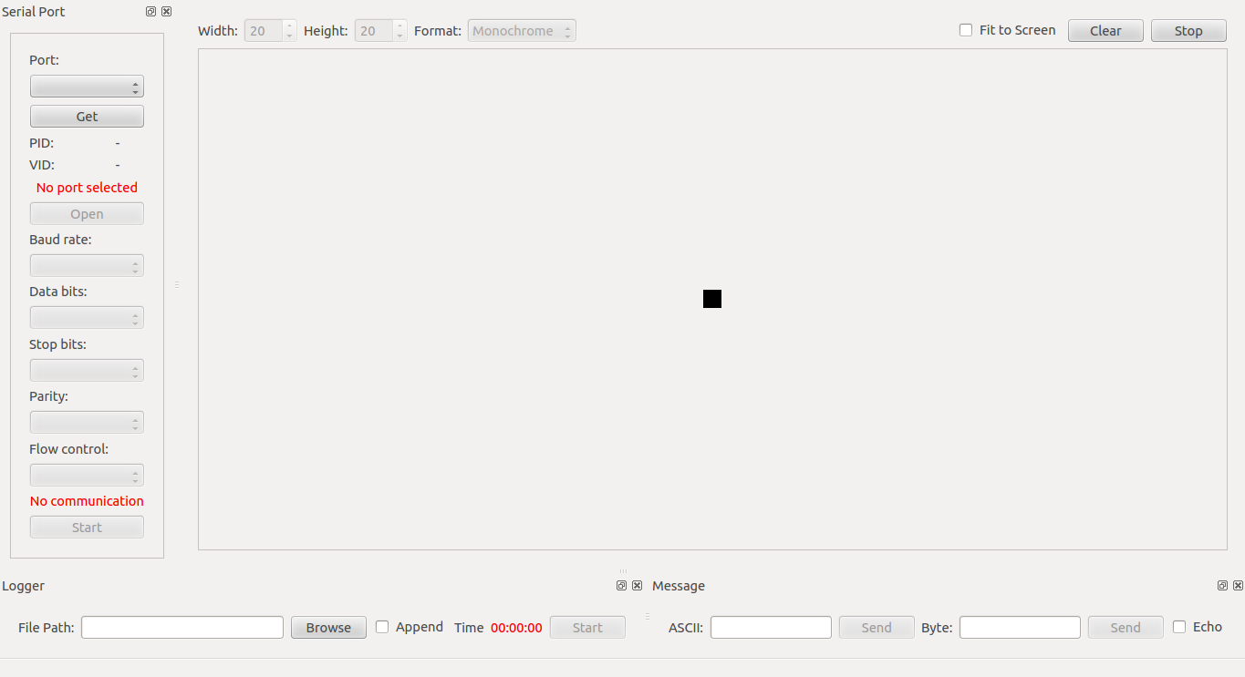 Embedded Programmer Qserialterm Qt Based Serial Port Image Viewer