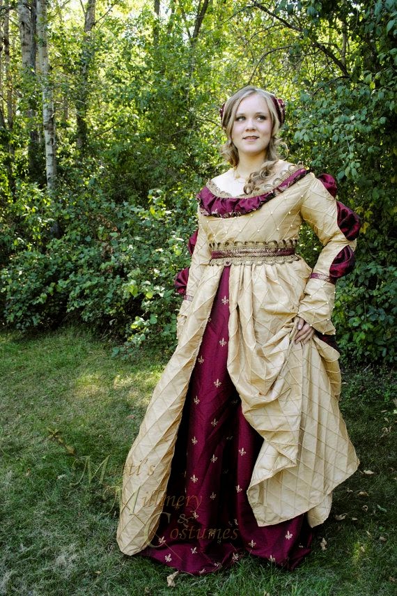 Soleil d'Octobre: Robe "Quattrocento" pour bal renaissance de Nantes