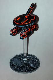 WarLlama 40k: Tron Tau test gun drone
