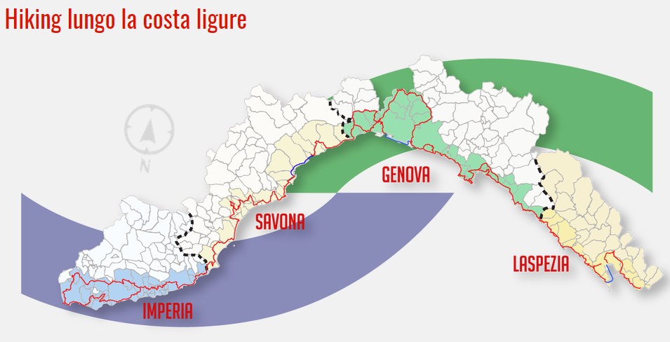 Ecco il 'Sentiero Liguria', itinerario turistico-escursionistico che ...