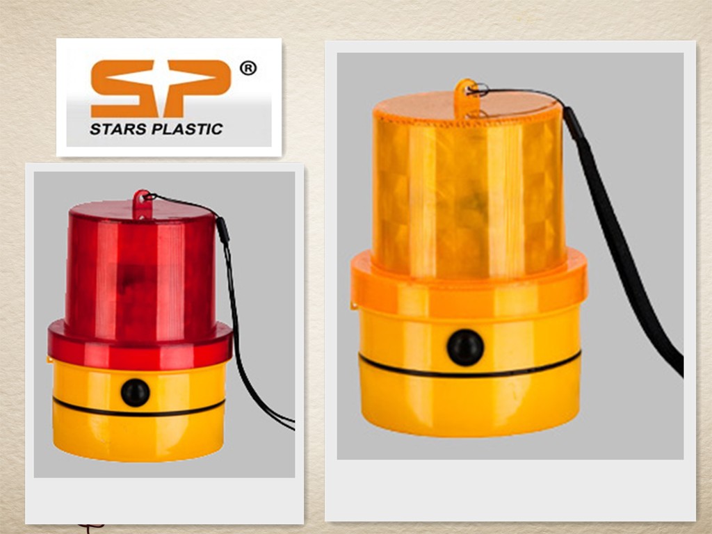 Stars led blue beacon light，rotating beacon light，solar power beacon ...