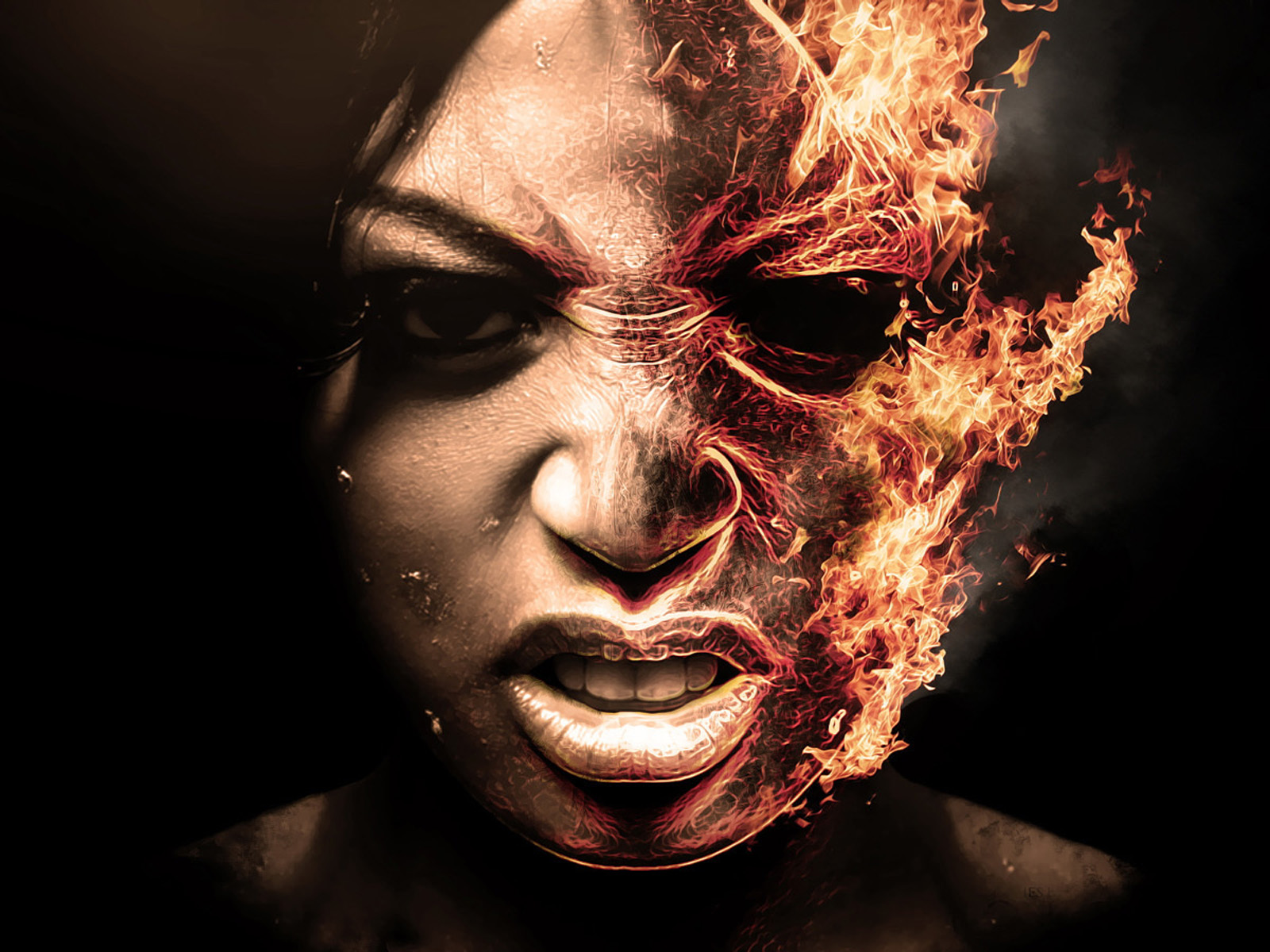 wallpaper: Horror Face