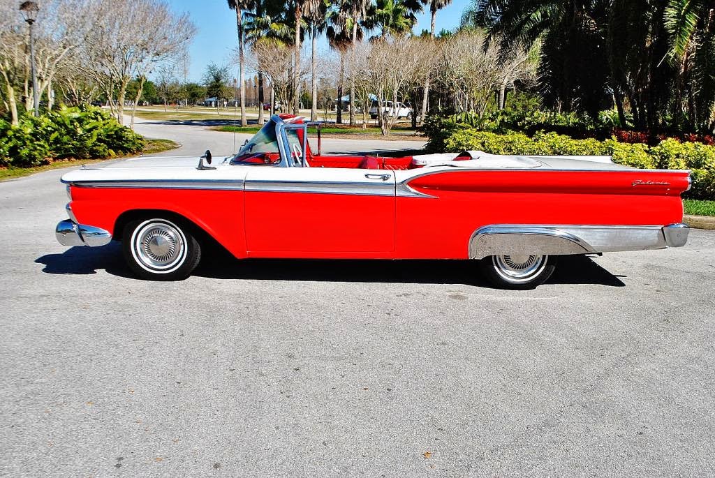 All American Classic Cars: 1959 Ford Galaxie Sunliner 2-Door Convertible
