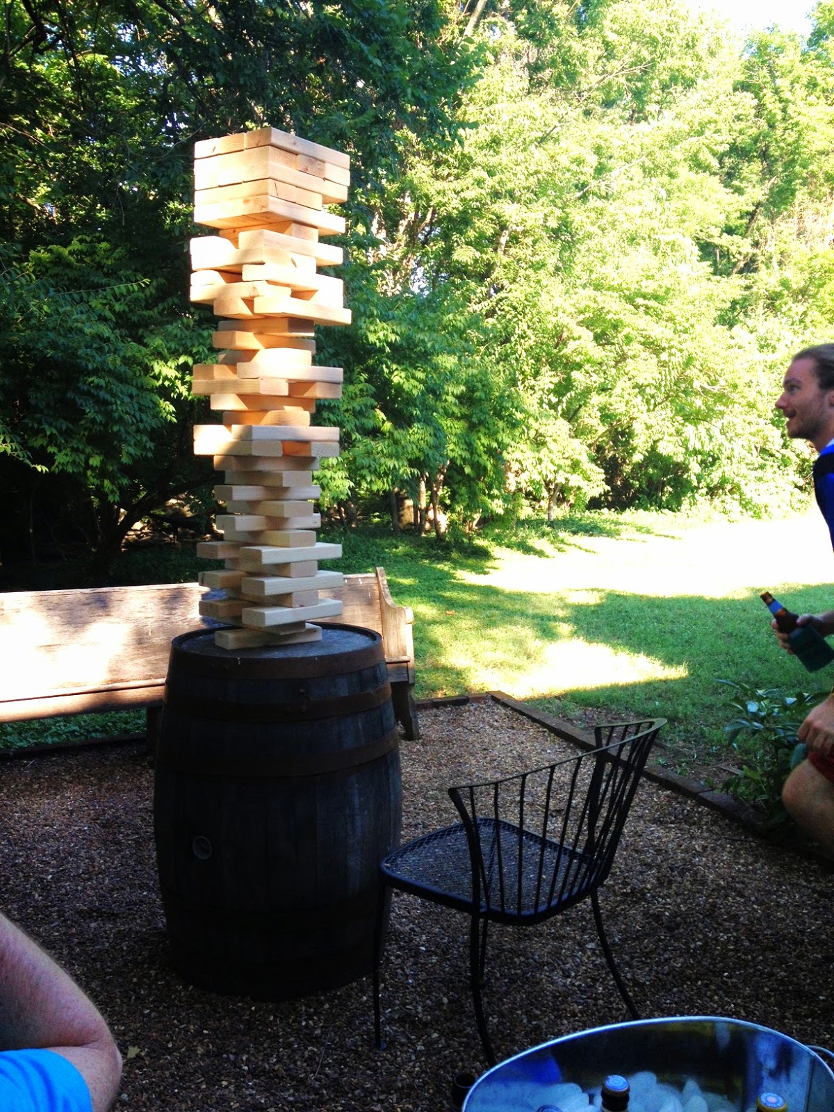 Sylvan Park Life: How to make Lifesize Jenga