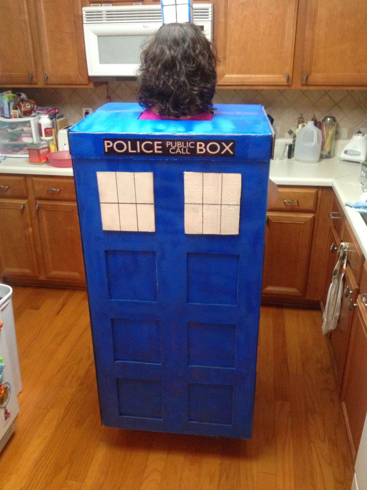 The Ravin' Maven: Make Your Own Tardis Costume...Without Cussing
