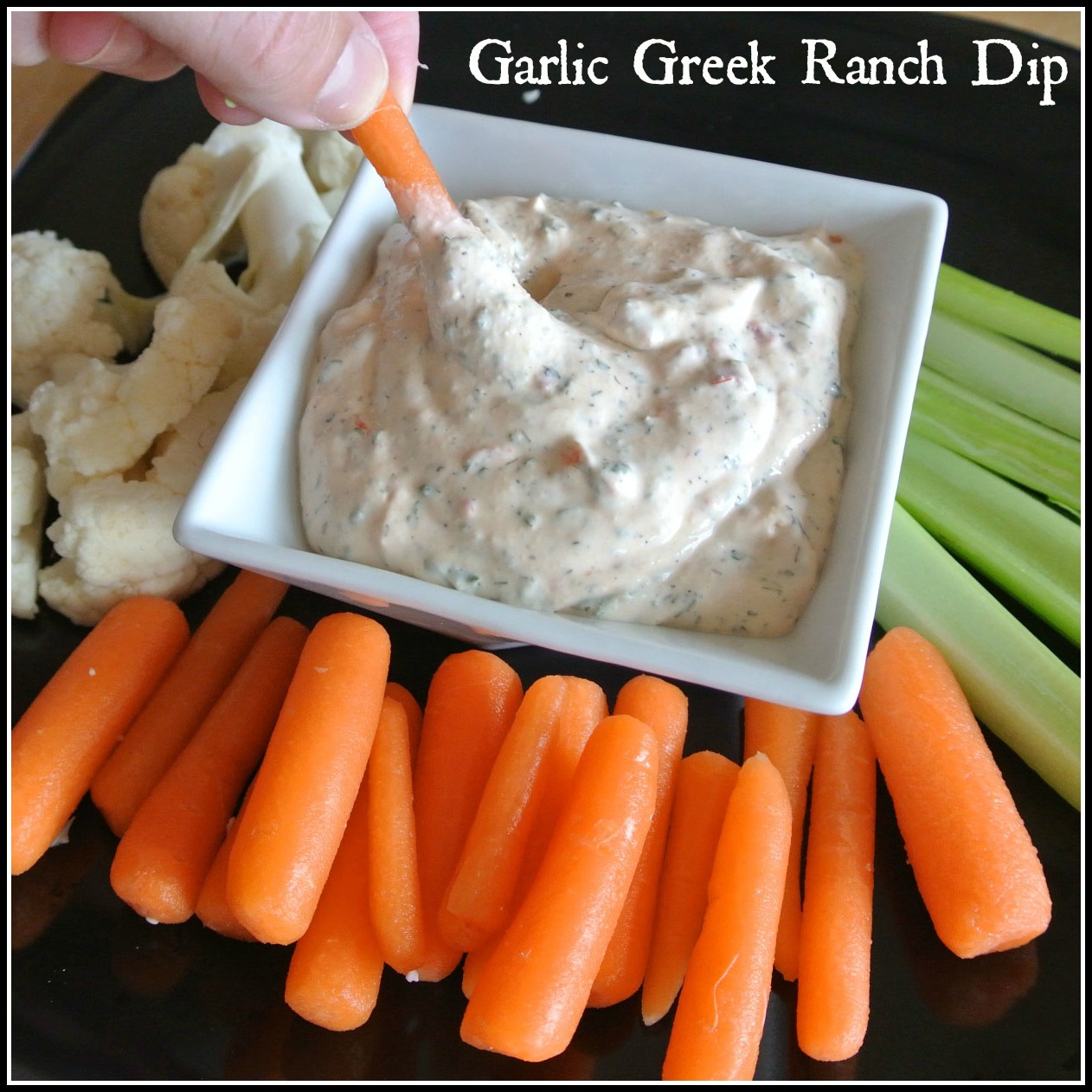 Gourmet Cooking For Two: Garlic Greek Ranch Dip