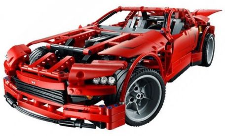 Lego Technic Supercar 8070 en andere technisch Lego auto's - Leuk ...
