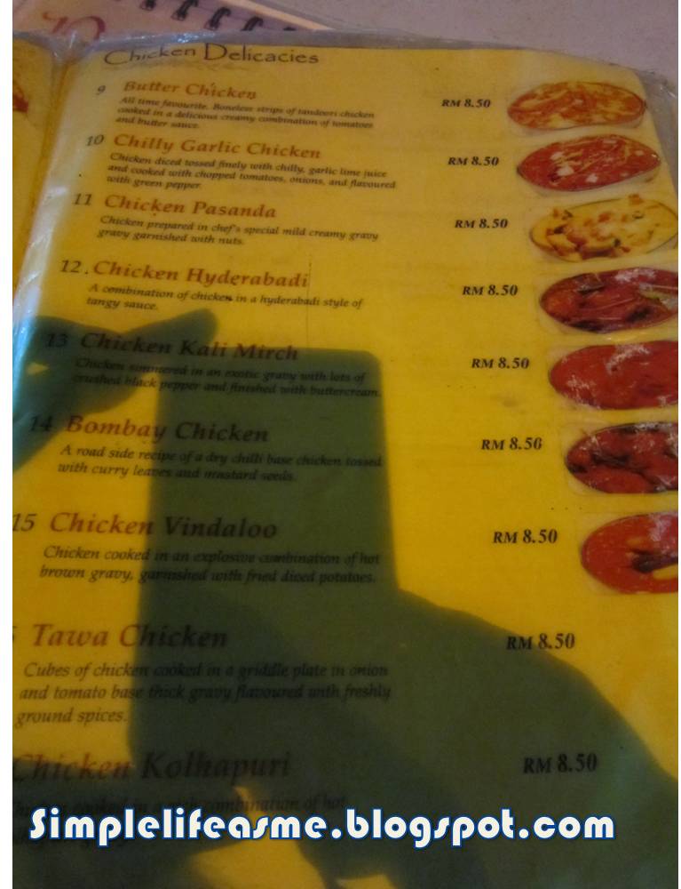 Simple Life As Me..: Restoran Pak Putra Nan dan Tandori