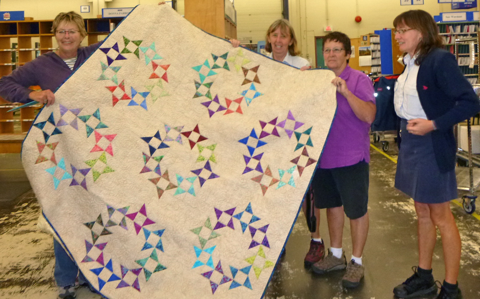 Linda's Quiltmania: Donna's Retirement Quilt