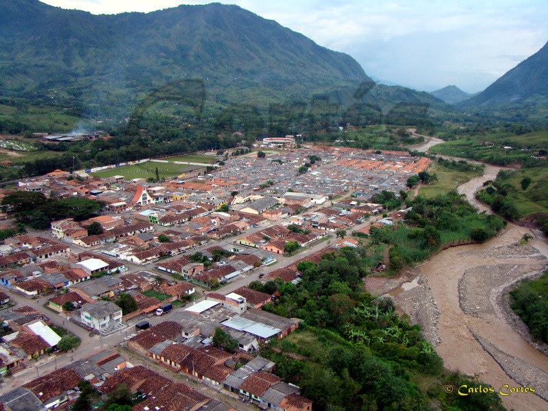 FOTOGRAFÍA AÉREA DE COLOMBIA: Supía - Caldas