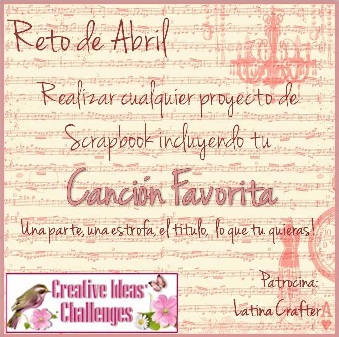 Creative Ideas' Challenges: Reto de Abril : Canciones