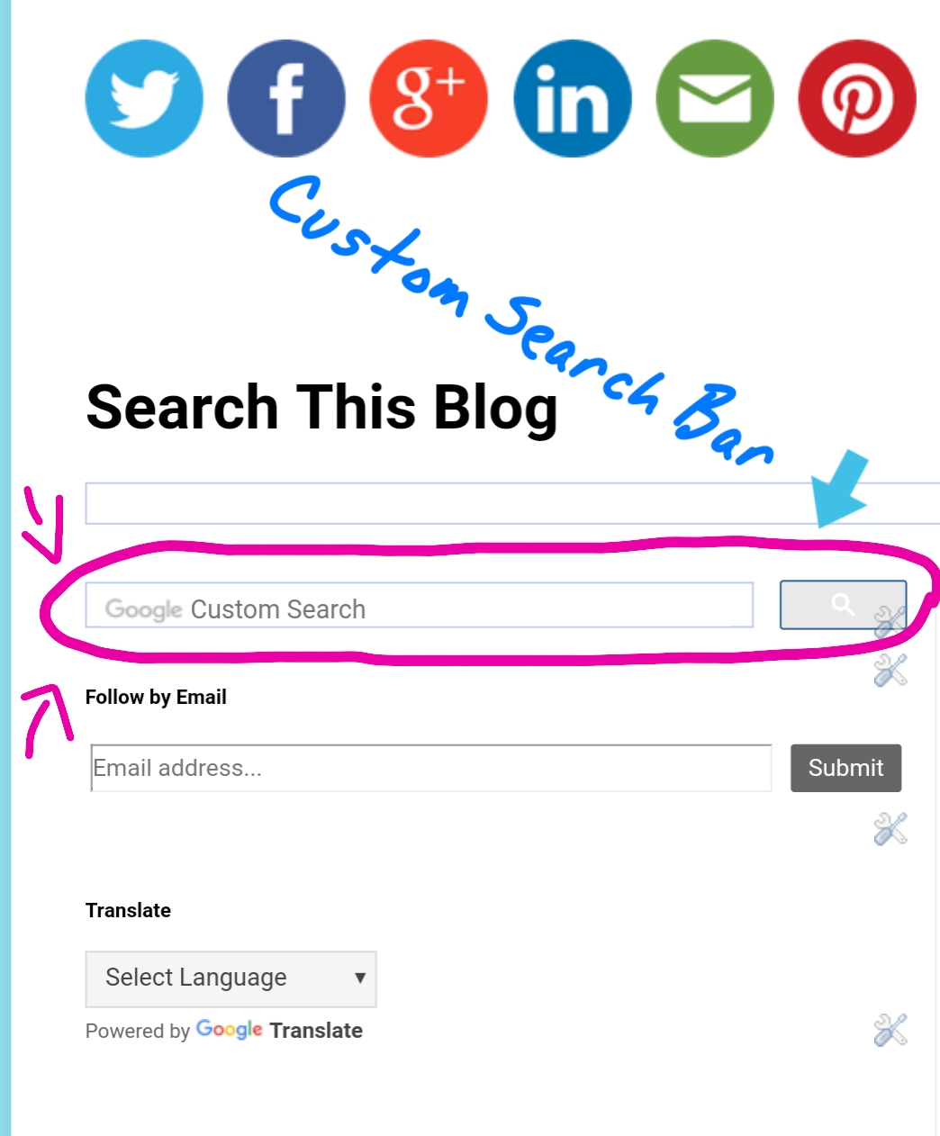 Custom Search Feature
