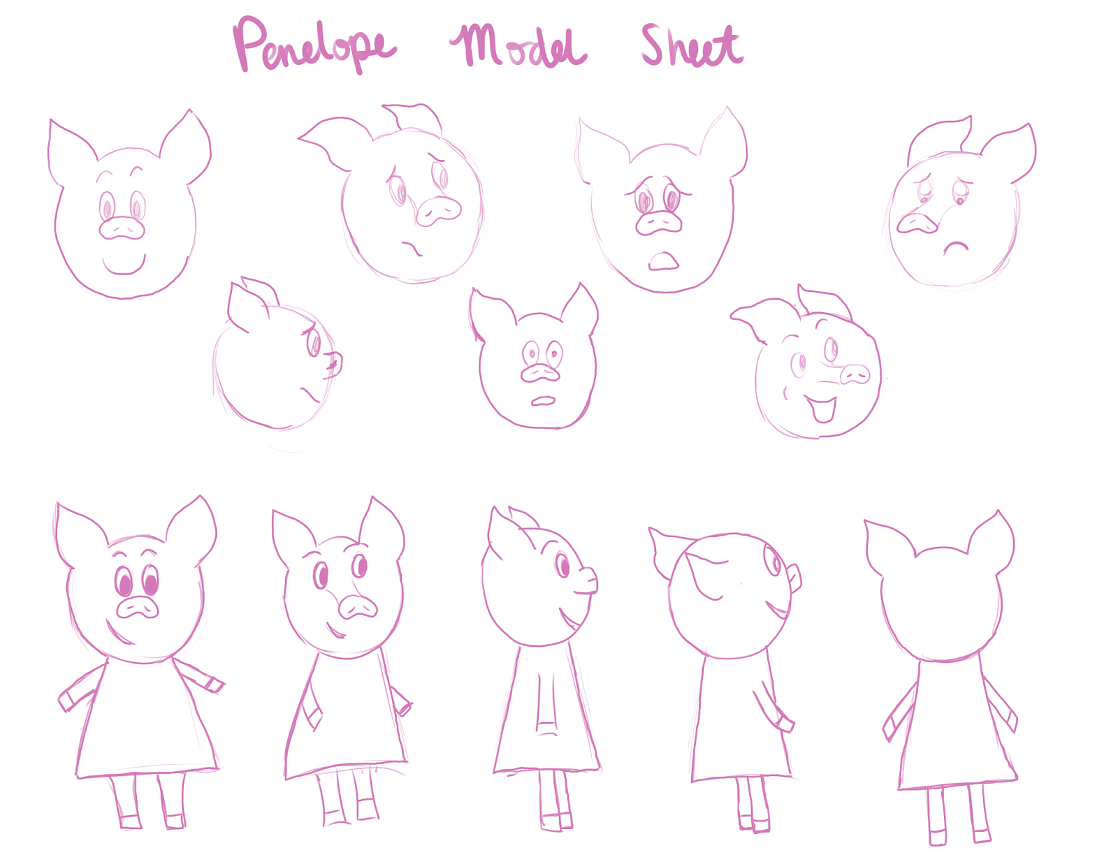 Character Model Sheets