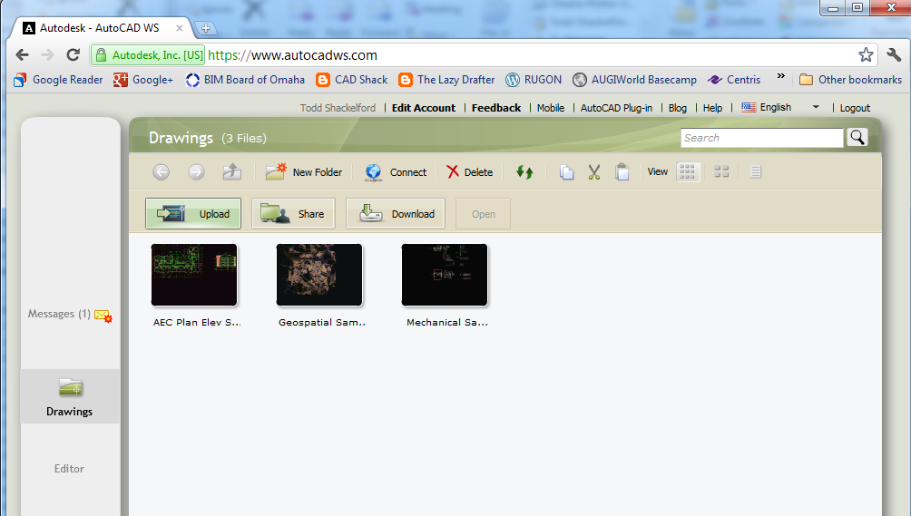 The Lazy Drafter: AutoCAD WS and Google Chrome