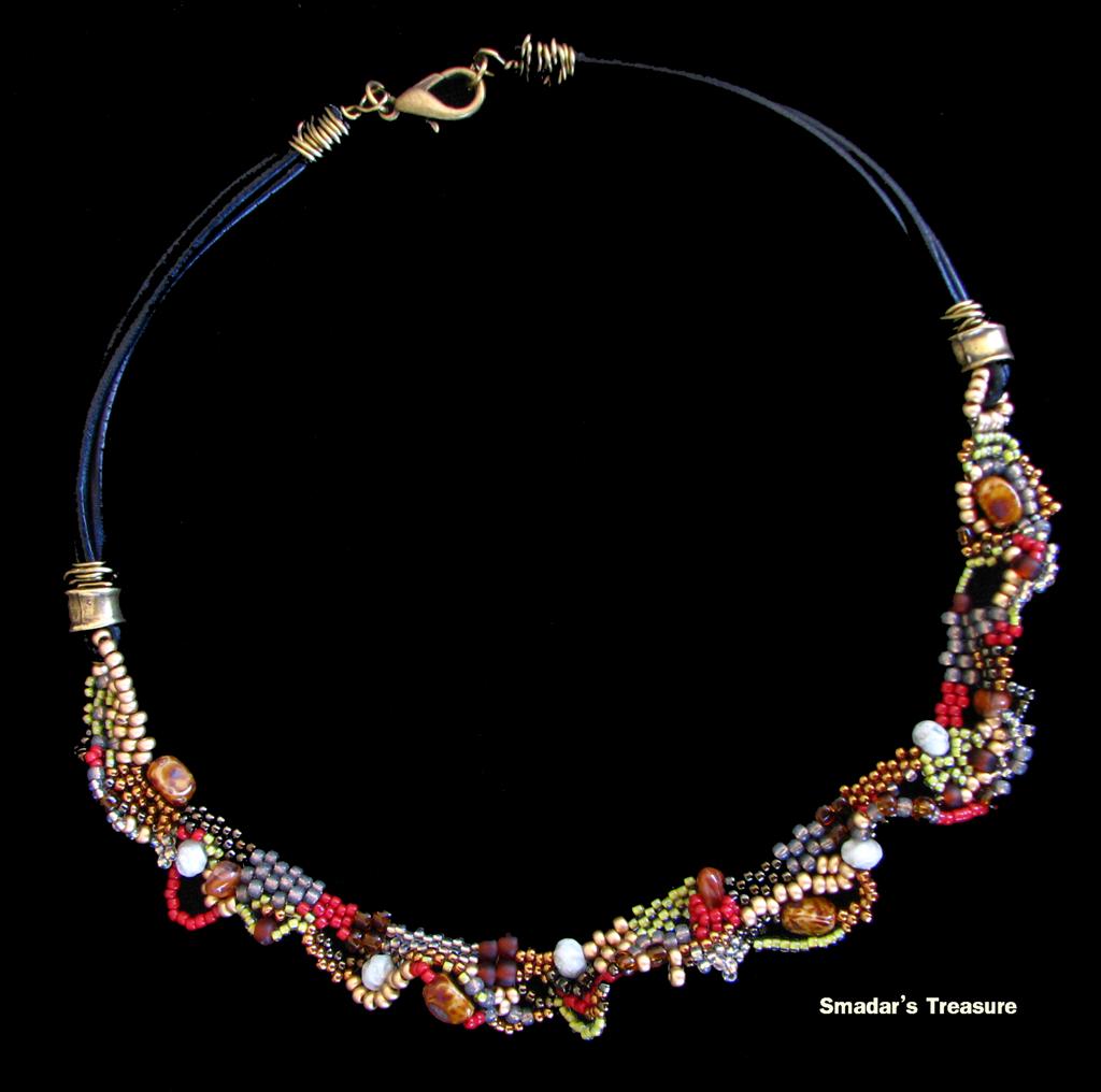 Smadar's Treasure: Freeform Beaded Necklace