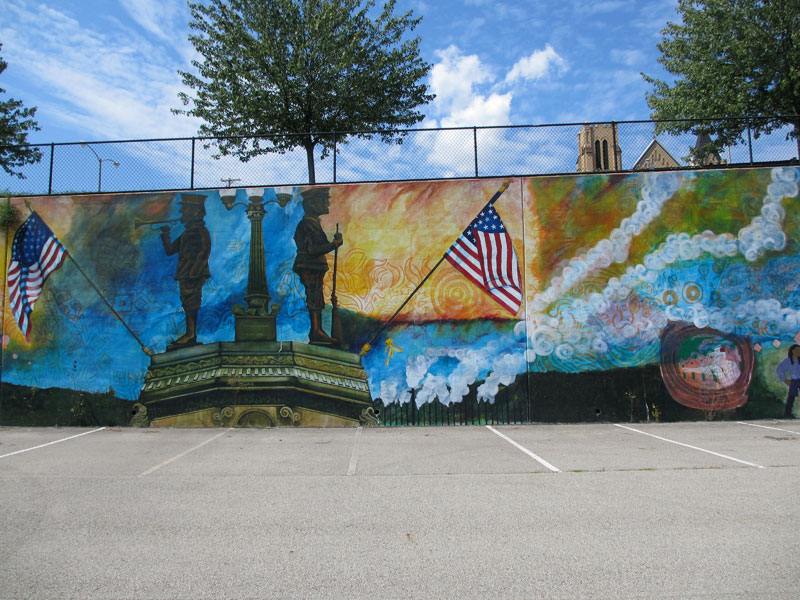 Pittsburgh Murals and Public Art: Duquesne Park N Ride mural by MLK ...