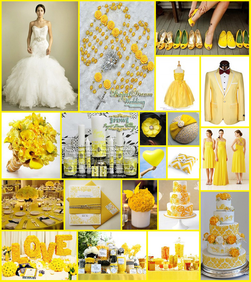 Project Dream Wedding: Inspiration Nation: A Happy and Bright Yellow ...