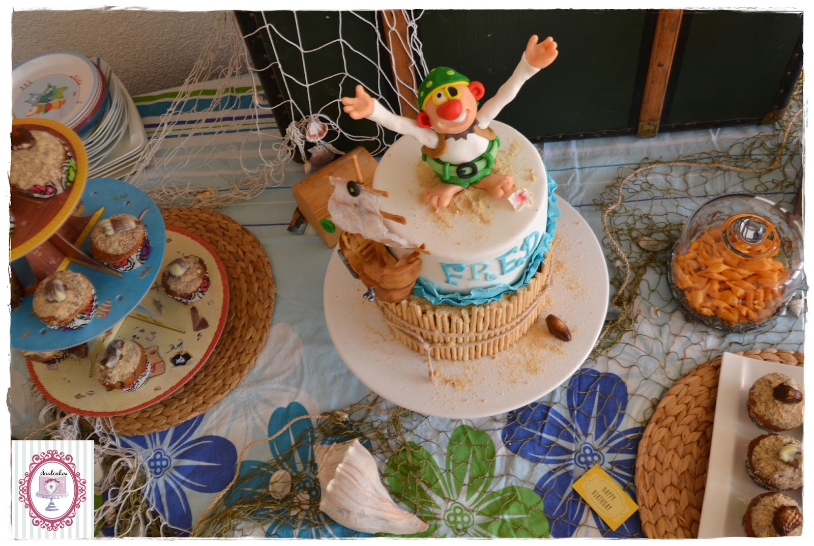 Mit Liebe gebacken: Pirat Rasmus Rotbart zum 4. Geburtstag