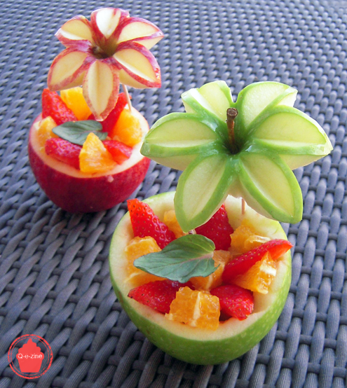 Q-e-zine: Des pommes fleurs bien appétissantes