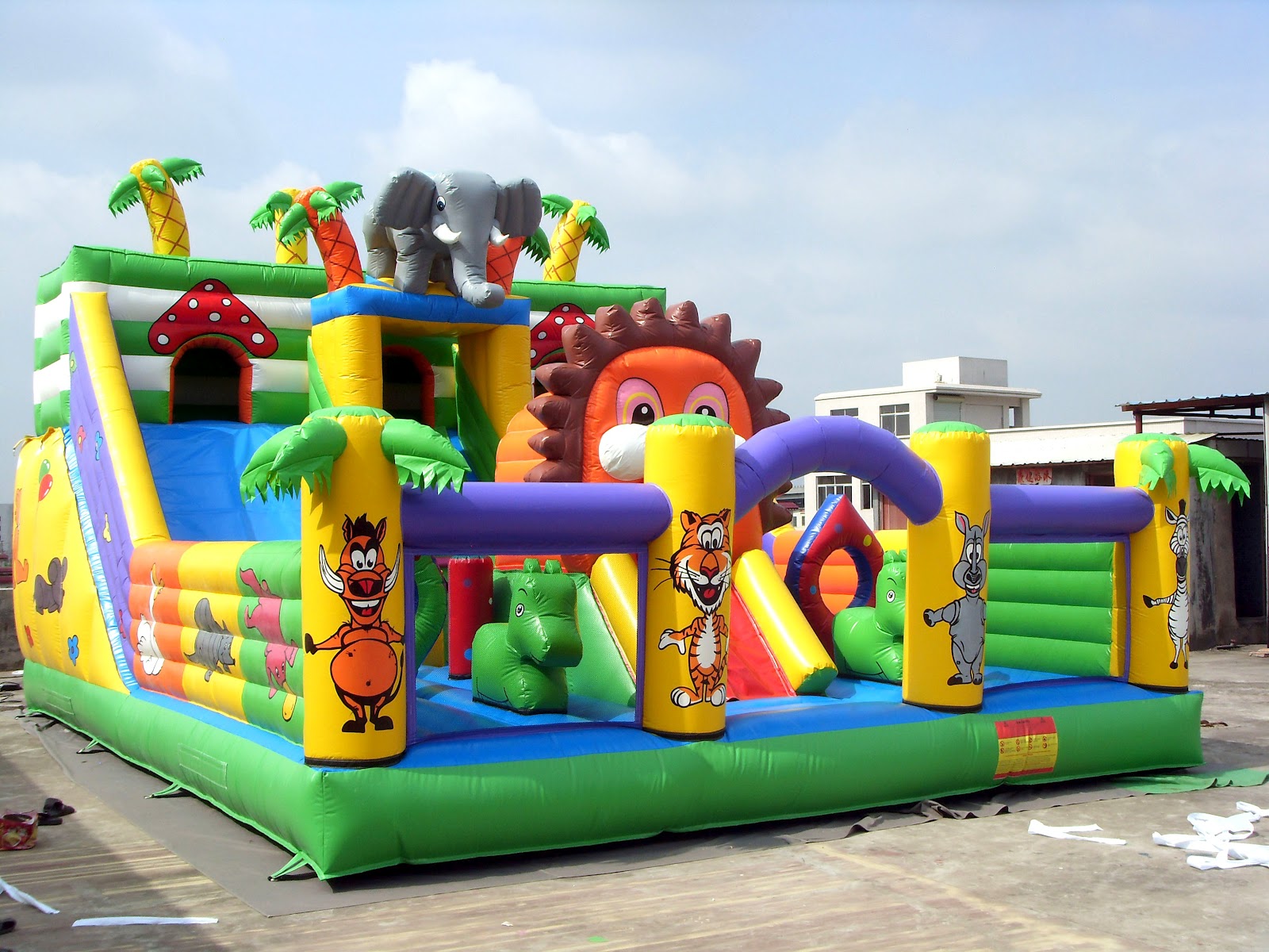 Istana Balon / Rumah Balon / Balon Loncat 6M x 8M "Gajah Abu-Abu ...