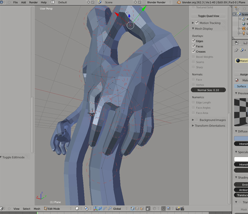 Skin Modifier hand test - Blender Tests - Blender Artists Community