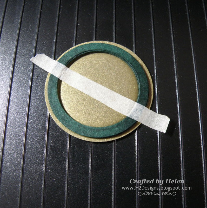 H2 Designs: Inkspirations Challenge #83 - Embossed Circular Frame