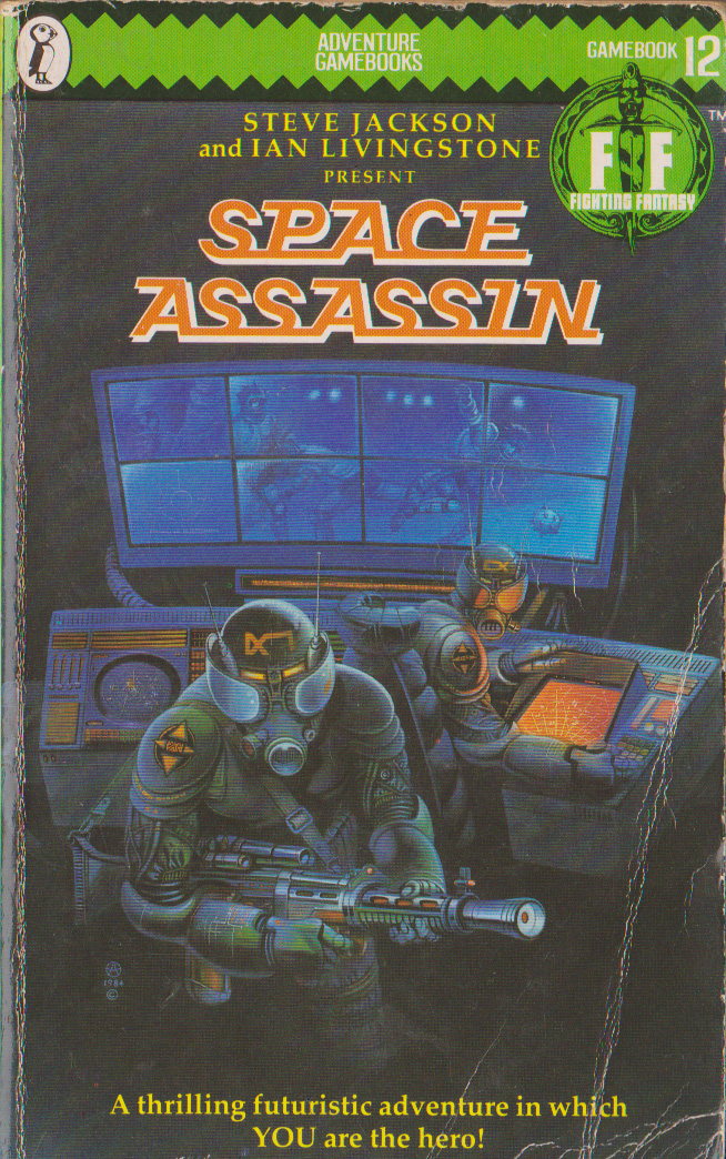 Turn to 400: #12 - "Space Assassin", by Andrew Chapman (1985)