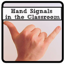 Classroom Hand Signals Clipart - Classroom Clipart