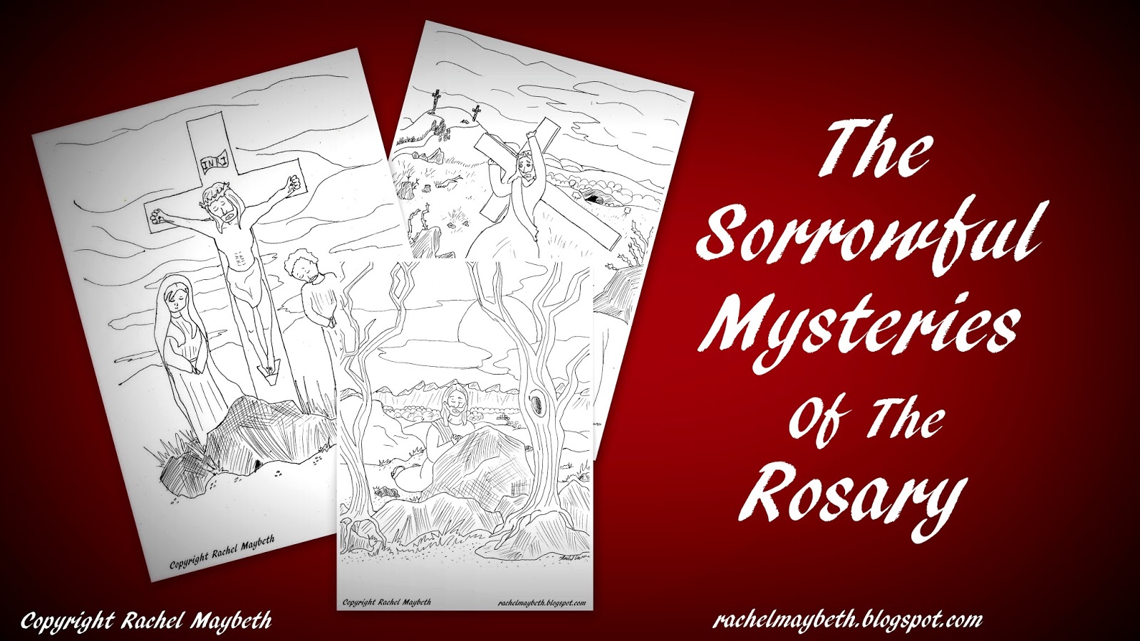 Rachel Maybeth : Mysteries Of The Rosary Free Coloring Pages By Rachel ...
