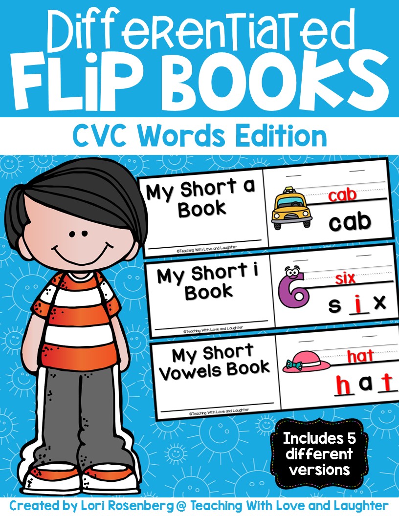Teaching With Love and Laughter: Fun Flip Books for Short Vowels and a ...