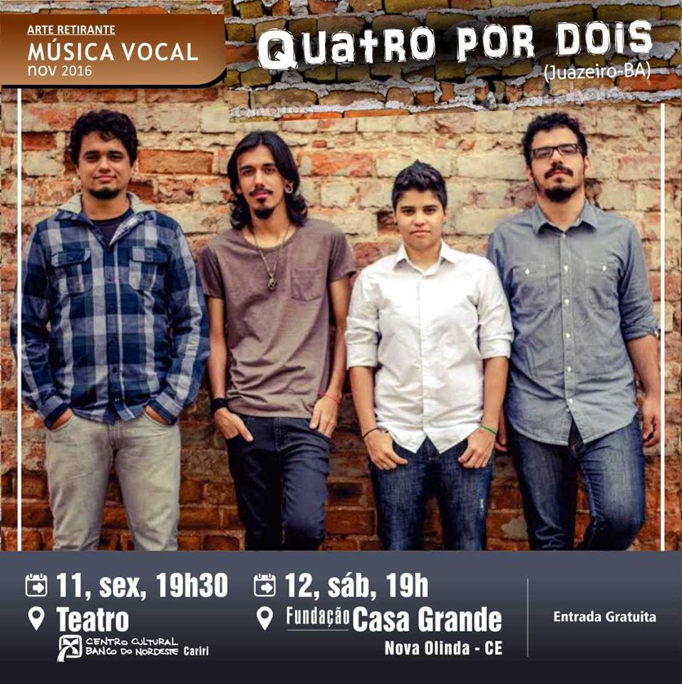 O Berro: Banda Quatro Por Dois se apresenta em Juazeiro do Norte e Nova ...