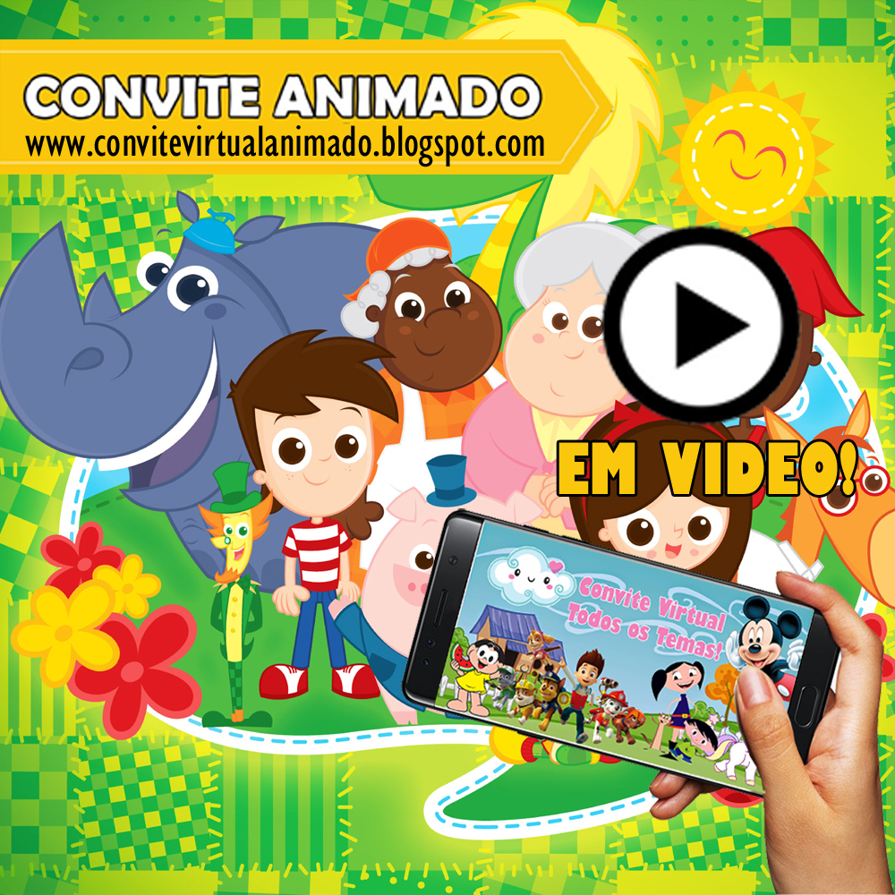 Convite Animado - Convite Virtual - Convite Digital ~ Convite Virtual ...