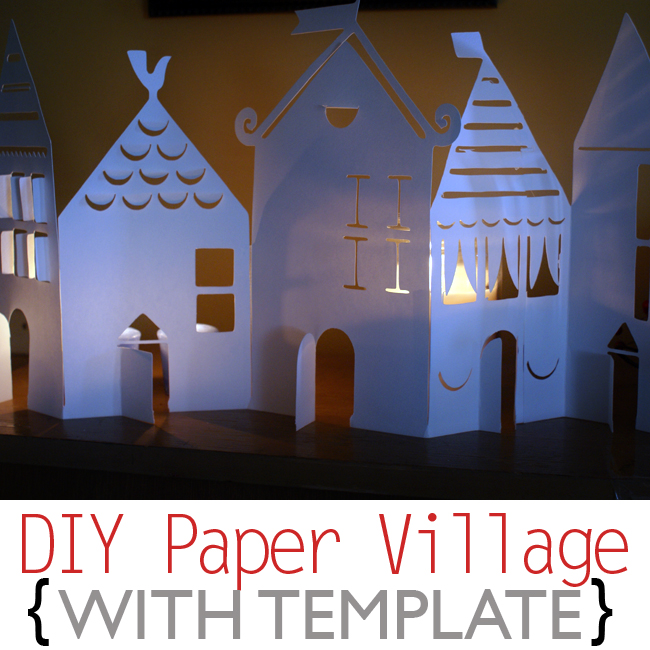 Hip Baby Blog: DIY Paper Village, and contest.
