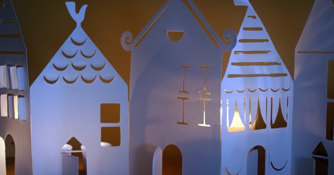 Hip Baby Blog: DIY Paper Village, and contest.