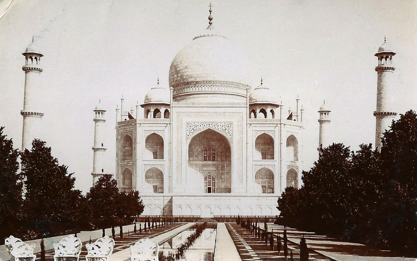 My Favorite Views: India - Taj Mahal Real Photo Postcard